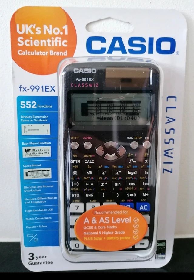 Casio fx-991EX Classwiz Scientific Calculator GCSE A Level NEW | Karrot